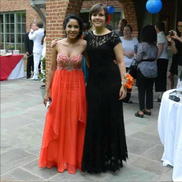 Dresses | Rare Tangerine Prom Dress | Poshmark